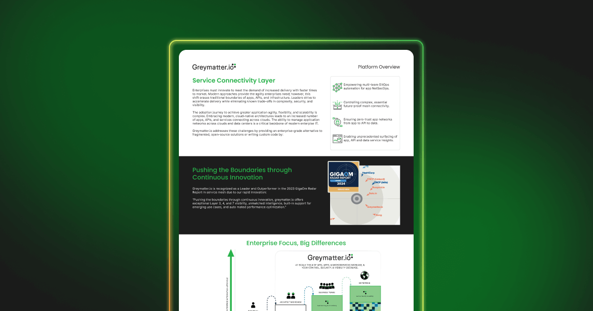 Greymatter Platform Overview - Greymatter.io